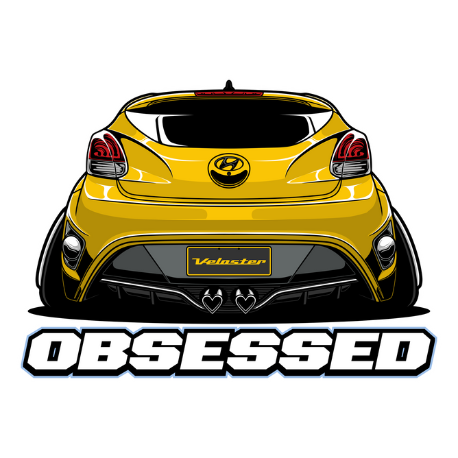 Veloster Obsessed Sticker