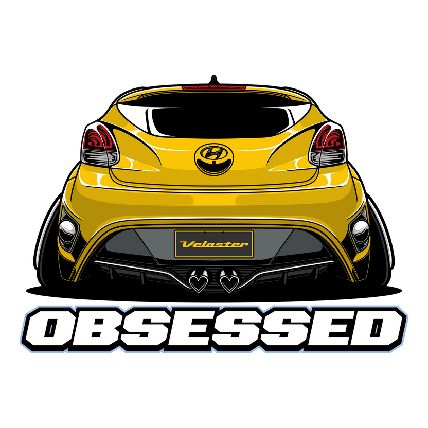 Veloster Obsessed Sticker