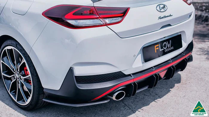 Hyundai i30N Fastback 2018-2020 PRE-FACELIFT Rear Spats (Pair) (Gloss ...