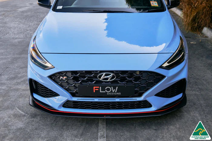 Hyundai i30N Hatch 2021+ FACELIFT Front Lip Splitter & Reinforcement B ...