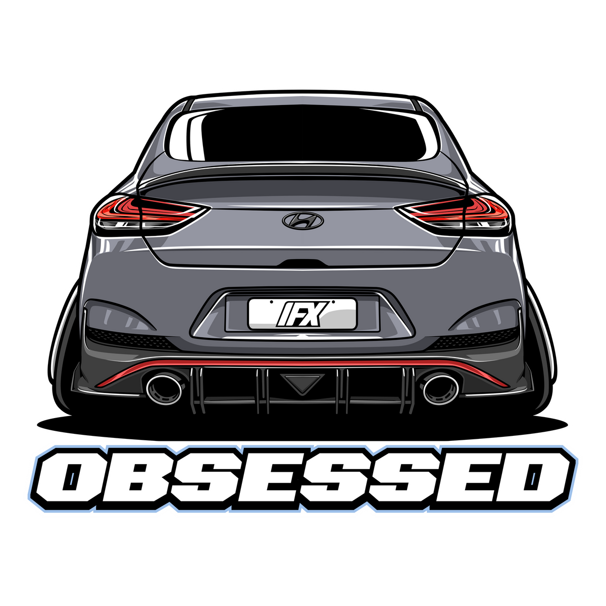 Fastback Obsessed Sticker – Impossible Fab