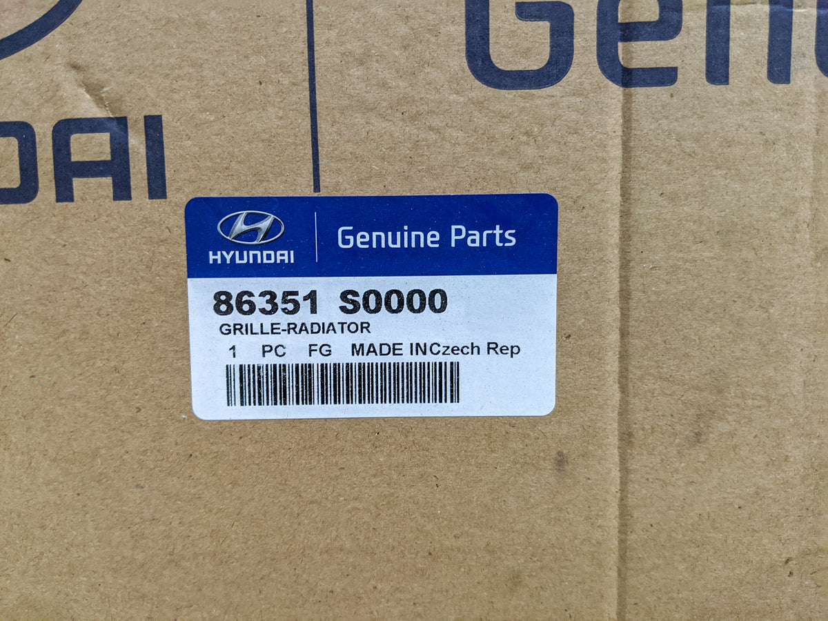 Genuine Hyundai i30N MY18-20 Front Grille P/N: 86351 S0000 (with PA ...